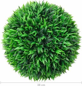 Umělé buxus koule 2 ks 38 cm 315474