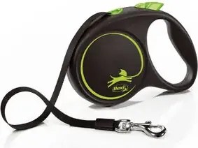 Flexi Black Design M 5m/25kg zelená / Vodítko