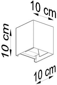 Sollux SL.0544- LED Venkovní nástěnné svítidlo LUCA LED/6W/230V IP54