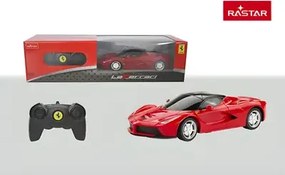 RASTAR RC auto Ferrari LaFerrari červená / měřítko 1:24 / 27/40 MHz /
