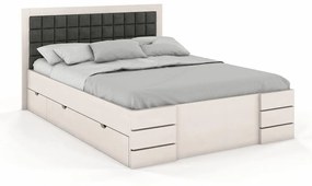 Buková postel s úložným prostorem - Gotland Drawers,   , Buk přírodní, 180x200 cm