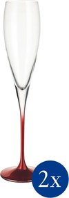 Villeroy&Boch Allegorie Premium Rosewood Champagne sklenice na šampaňské 30 cm, 0,26 l, sada 2ks