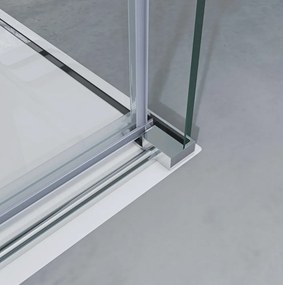 design sprchový kout RAVENA 18 - CHROM 100-140cm