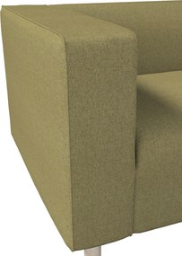 Potah na pohovku IKEA  Klippan 2-místná barva zelená látka pletený vzor
