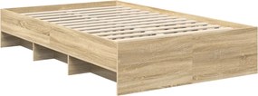 Rám postele s čelo Sonoma dub 120 x 123 cm Kompozitní dřevo 3408867