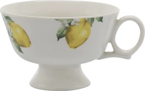 Porcelánový hrnek s citróny Maison Limone Blossom - 12*8 cm / 310ml