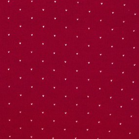 SCANquilt pletený povlak DESIGN dobby červenosmetanová 45 x 45 cm