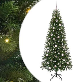 Umělý vánoční stromeček Zelená 210 cm PE a PVC 3397369