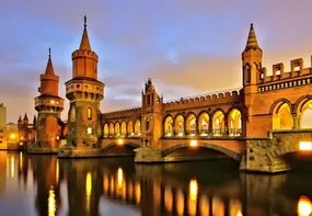 BLUEBIRD Puzzle Oberbaumbrücke, Berlín, Německo / 1000 dílků / 69 x 47