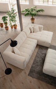 Atelier del Sofa Rohová sedací souprava Cady 3 Seater Right - Beige, Béžová