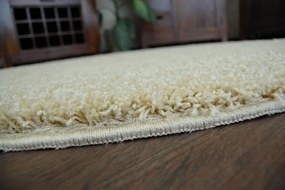 Kulatý koberec SHAGGY Hiza 5cm česnekový