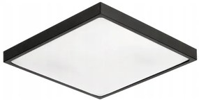 BERGE Stropní LED svítidlo LARI-S BLACK - 2xE27 IP20 + 2x E27 10W svíčka - studená bílá