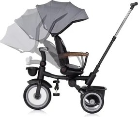 CHIPOLINO Tříkolka se stříškou Urban 2v1 Anthracite