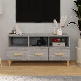 Tv Skříňka 102 X 36 X 50 Cm Kompozitní Dřevo Šedá sonoma