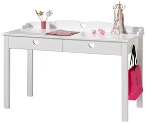 Psací stůl z masivu a MDF Amori borovice 130cm