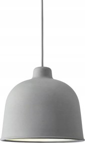 Muuto Grain Závěsná lampa 21 cm Šedá