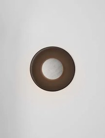 LED nikl-hnědé svítidlo na zeď Esti