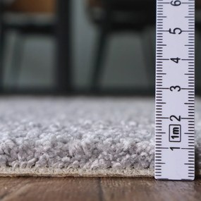 Condor Carpets, Metrážový koberec Bali 073, na míru, šíře 4m, šedá, filc, dětský pokoj
