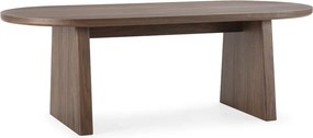 Jídelní stůl v dekoru ořechu 100x220 cm Blair – MOME