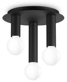 Ideal Lux Designové stropní LED svítidlo PETIT 3xE27 Barva: Černá