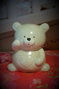 Prodomax Soška dekorační medvídek 13,5 cm béžový