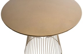 Hoorns Zlatý kovový odkládací stolek Timon 35 cm