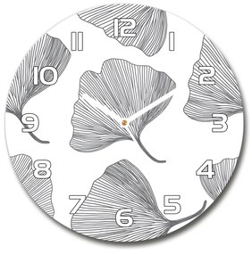 Wallmuralia Skleněné nástěnné hodiny kulaté Jinan fi 30 cm