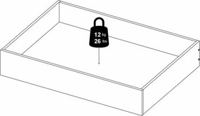 FALCO Úložný prostor Simplicity 243 bílý lesk