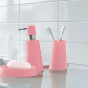 Spirella MOVE kelímek na kartáčky růžový / plast
