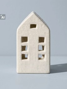 Sinsay - Svícen ve tvaru domečku - bílá