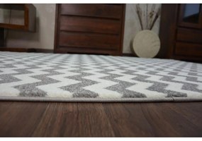 Kusový koberec Nero šedobílý 140x190cm