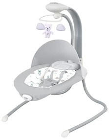 Dětské houpací lehátko NEW BABY TEDDY PLUS s vibrací Barva: Šedá