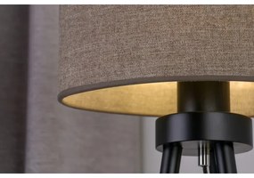 Duolla - Stolní lampa OVAL 1xE27/15W/230V pr. 30 cm hnědá