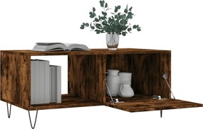 vidaXL Konferenční stolek 90 x 50 x 40 cm kompozitní dřevo [829209] Barva: Černá