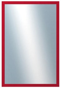DANTIK - Zarámované zrcadlo - rozměr s rámem cca 40x60 cm z lišty PERLA červená lesklá vysoká (2878)