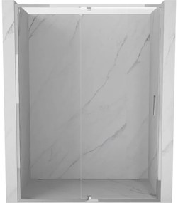 Mexen Exo, 1-křídlé dveře do otvoru 160x200 cm, 6mm čiré sklo, chromový profil, 819-160-000-01-00