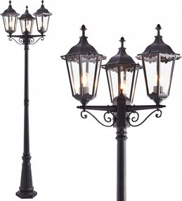 Stojací zahradní lampa Burnford 76552 Endon 3-bodová lampa IP44 černá