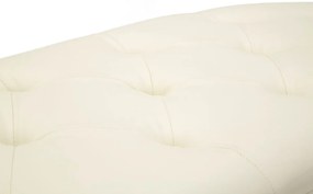 Designová lavice Pembroke 120 cm bílá