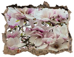 Wallmuralia Samolepící nálepka fototapeta Květy magnolie 95x64 cm
