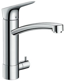 Hansgrohe Logis - Páková kuchyňská baterie 220 s uzavíracím ventilem pro spotřebič, chrom 71834000