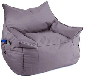 Atelier del Sofa Zahradní sedací vak Cinema - Dark Grey, Tmavá Šedá