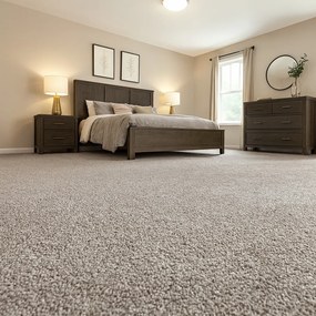 Lano, Metrážový koberec Supersoft 840 sv. šedý, šíře 4m, šedá, ab (mřížka), kancelář