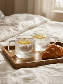 Sinsay - Skleněné šálky s dvojitým dnem 2 pack - clear