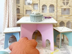 Myminihome Dětská stolička RONDO bez opěrátka Zvolte barvu: Modrá