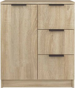 Příborníky 2 ks dub sonoma 60 x 30 x 70 cm kompozitní dřevo 3115790