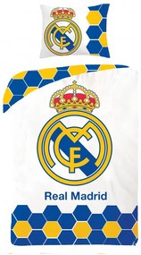 Bavlněné povlečení Real Madrid 140x200/70x90cm