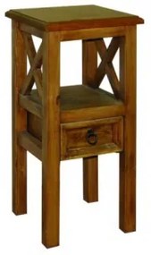 Dřevěná stolička s šuplíkem MES 10 - výběr moření