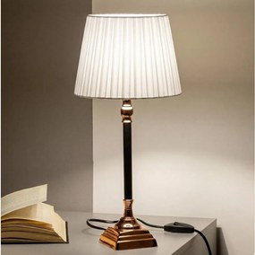 BRILAGI - Stolní lampa CERIA 1xE14/40W/230V pr. 25 cm měděná/bílá