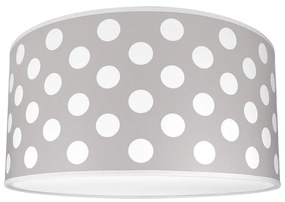 LAMPDAR Dětské stropní svítidlo DOTS GREY 2xE27/60W/230V šedá SA0660