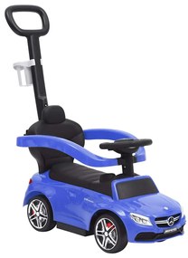 vidaXL Marketos Odrážedlo Mercedes-Benz C63 modré